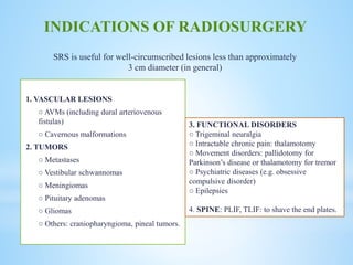 Stereotactic Radiosurgery (SRS) | PPTX | Brain and Nervous System ...