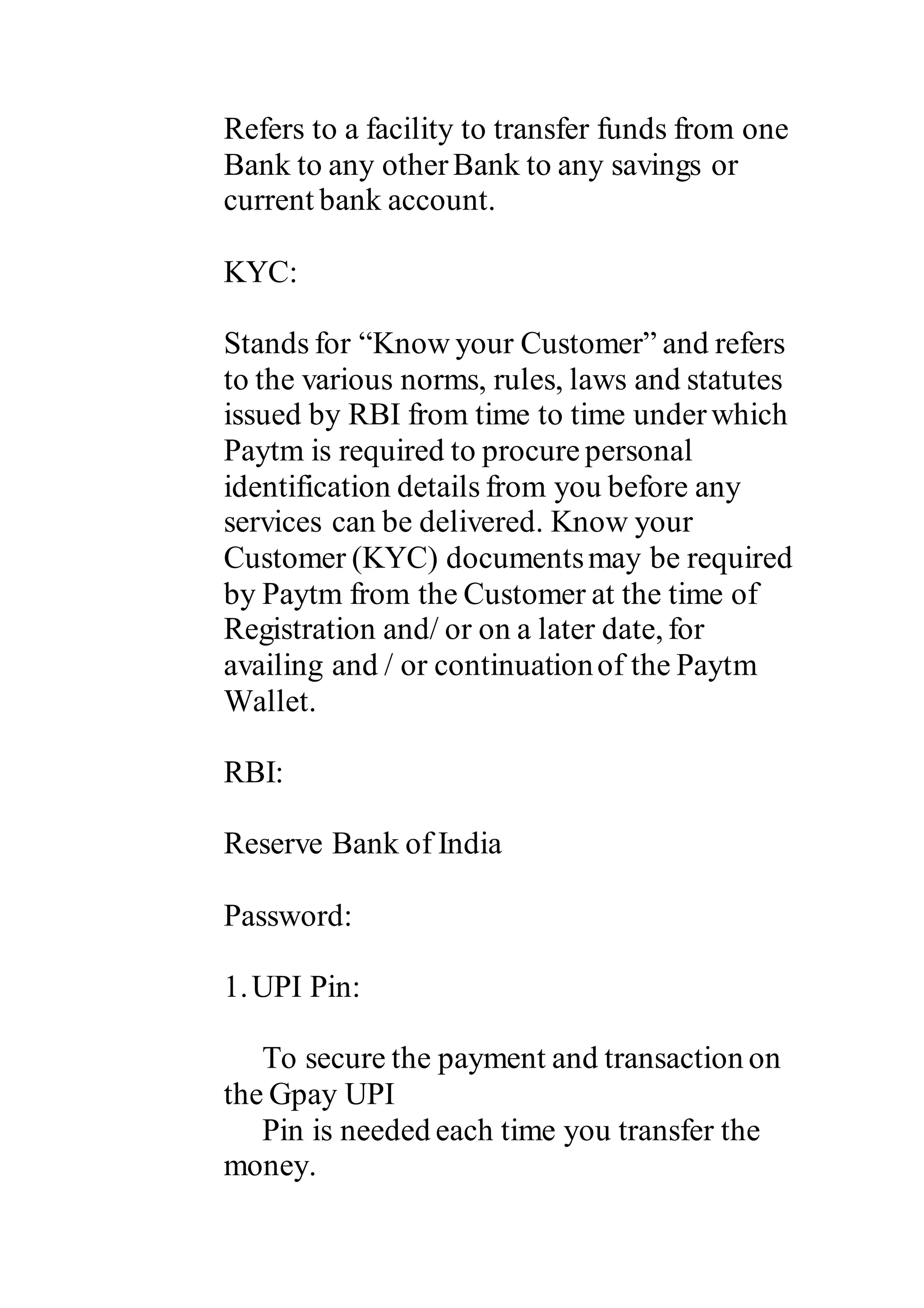 SRS for Google Pay(Gpay) | DOCX