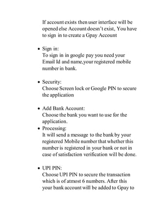 SRS for Google Pay(Gpay) | DOCX