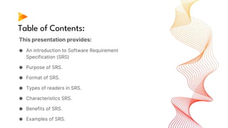 Software Requirement Specification | PPTX