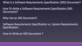 SRS.pdf | Computing | Technology & Computing