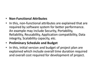 Software requirements specifications documents pdf | PDF