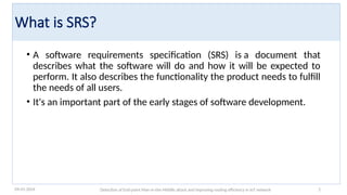 Software Requirements Specification concept in Software Engineering | PPT
