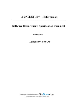 Srs dispensary-management | PDF