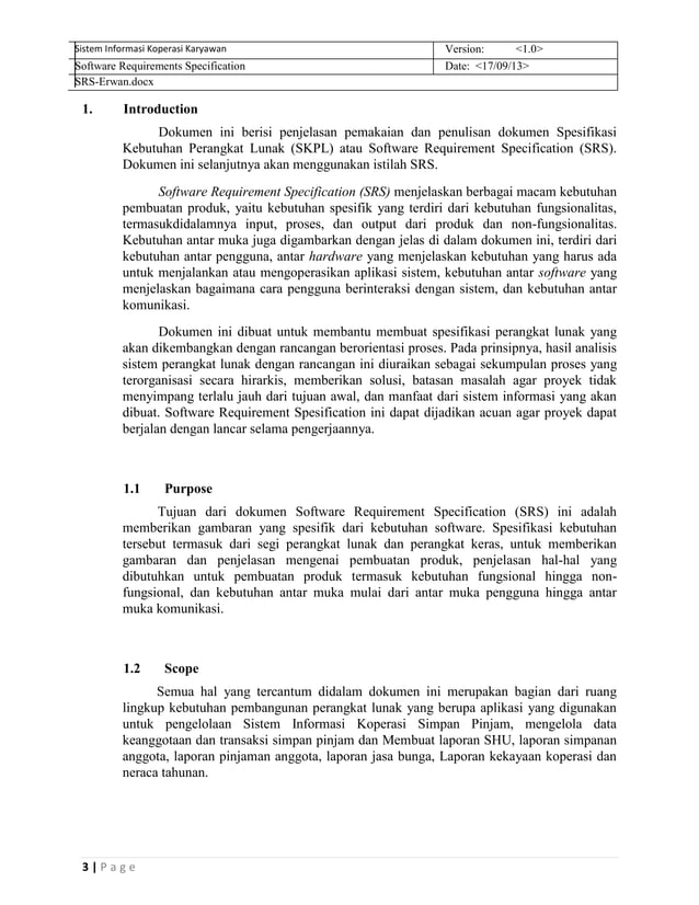 Tugas RPL SRS Erwan | DOCX