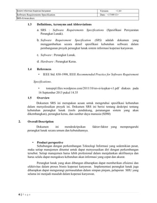 Tugas RPL SRS Erwan | DOCX