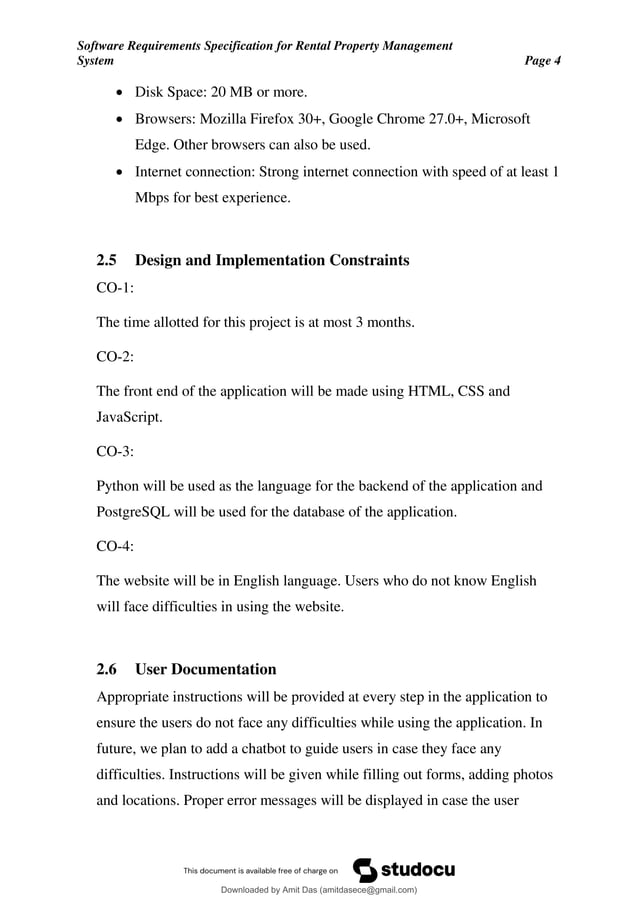 srs-example.pdf | Web Development | Internet