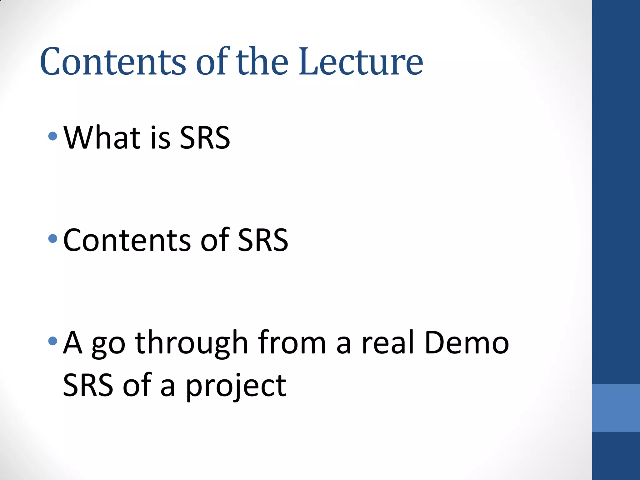 How to make SRS | PDF