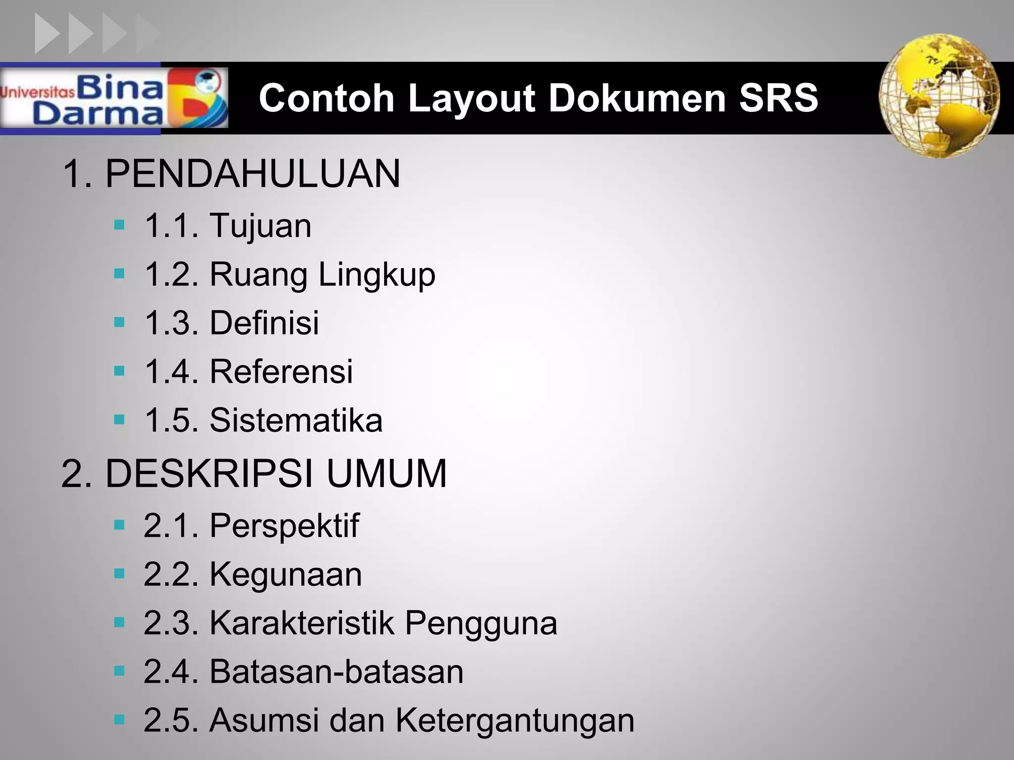 Srs software requirement spesification | PPTX