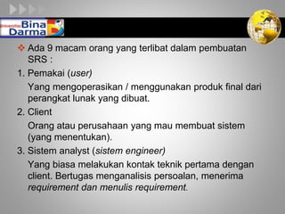 Srs software requirement spesification | PPTX