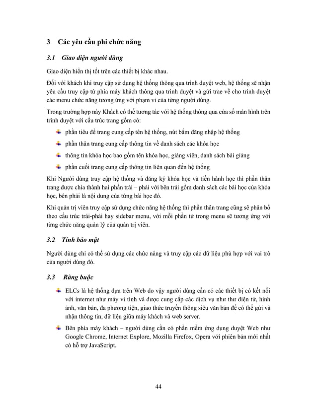 SRS Education Learning software FPT - Elearning | PDF