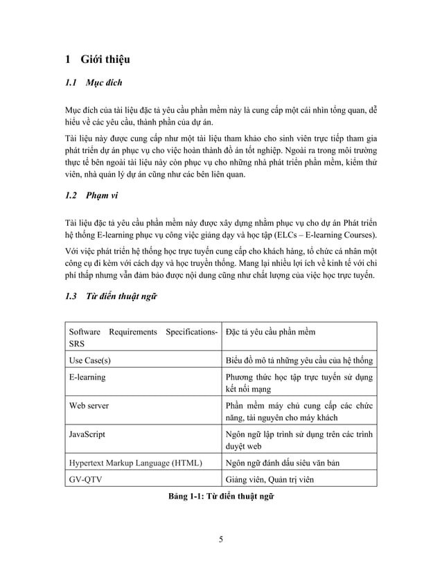 SRS Education Learning software FPT - Elearning | PDF