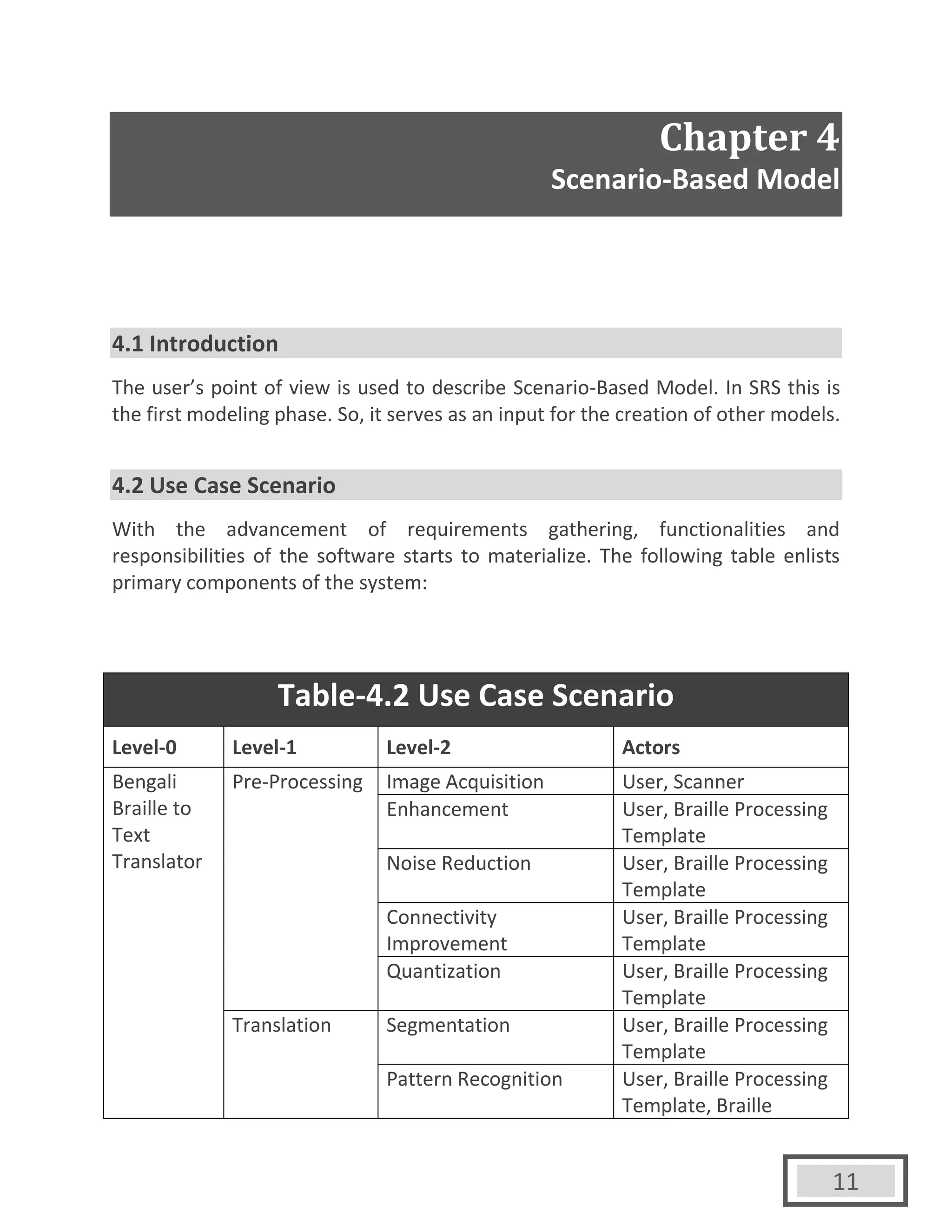 Software Requirements Specification on Bengali Braille to Text Translator | PDF