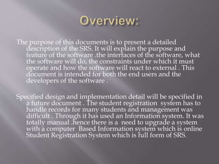 Student online admission srs | PPTX