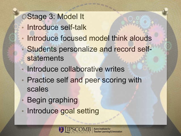 Self-Regulated Strategy Development (SRSD) | PPTX