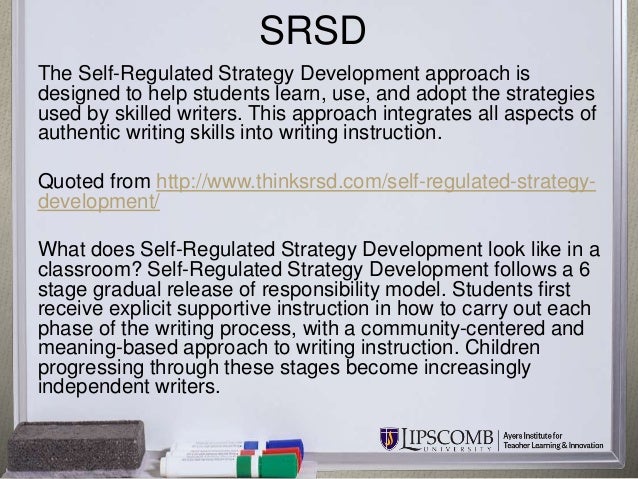 Self-Directed Strategy Development (SRSD)