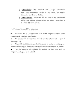 Attendance Management System | PDF