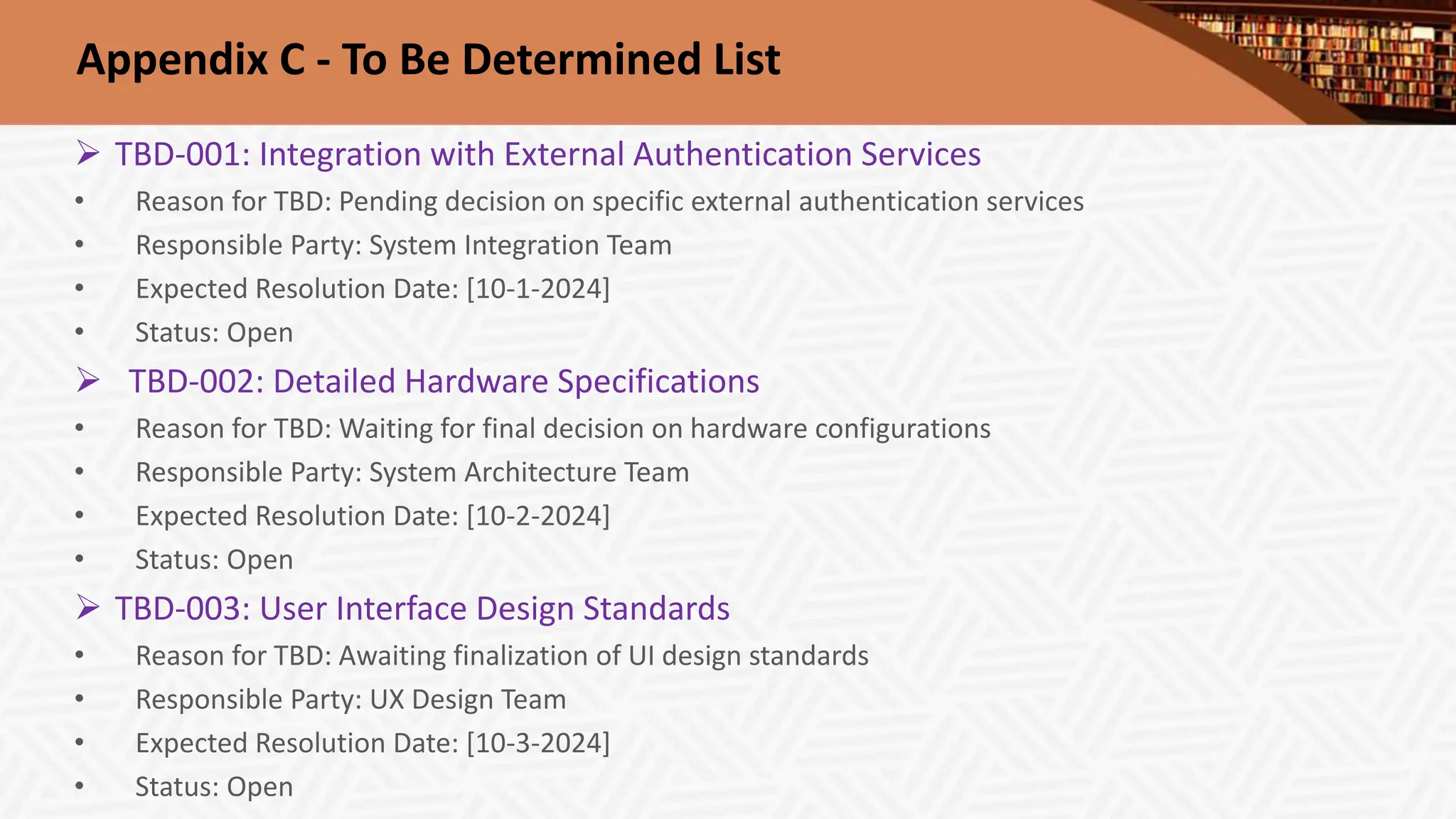 Software Requirement & Specification Document for Library Management System | PPTX