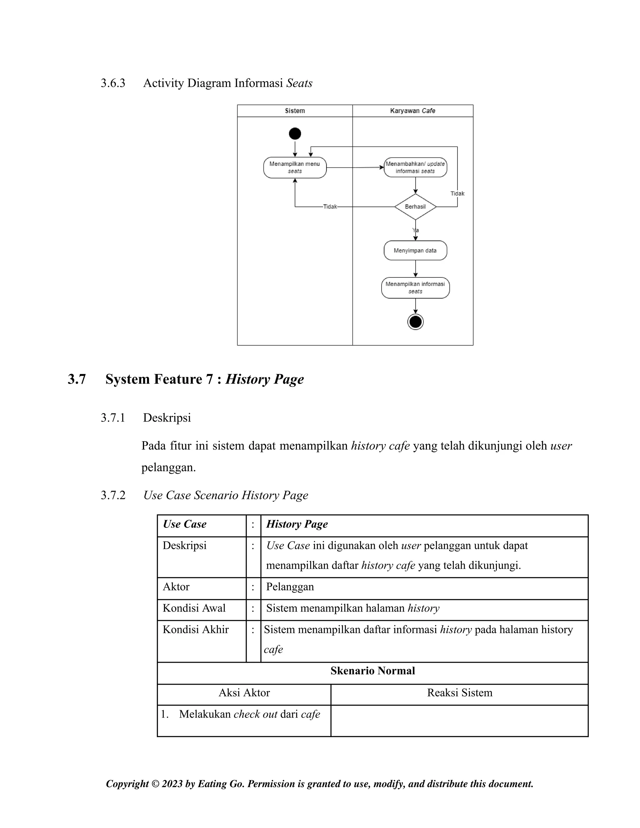 Contoh SRS Aplikasi Pelacak Keramaian Cafe "Eating Go" | PDF