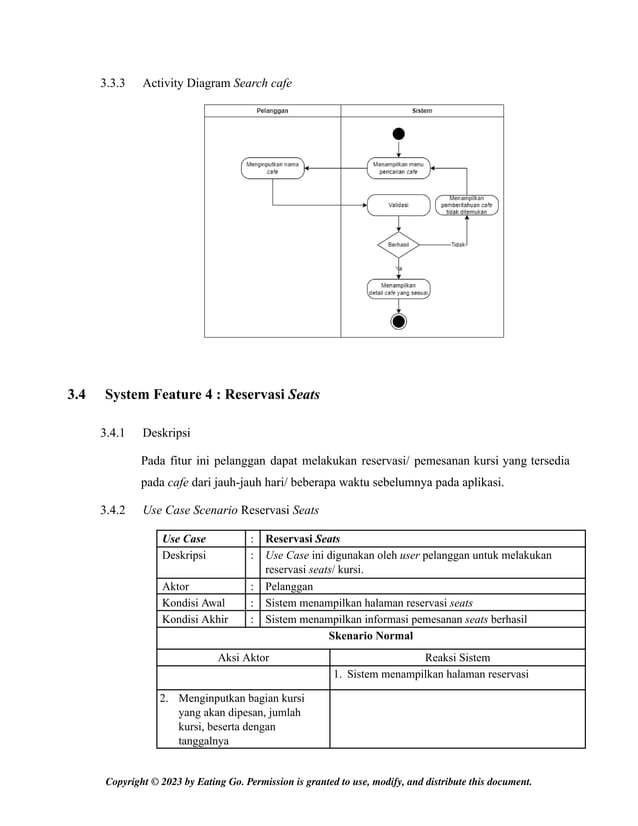 Contoh SRS Aplikasi Pelacak Keramaian Cafe "Eating Go" | PDF