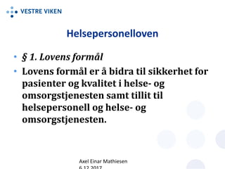 Fastlegens rolle | PPT