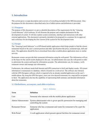 SRS example | PDF
