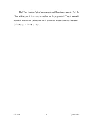 Srs example webapp | PDF