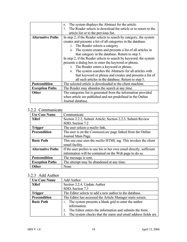 Srs example webapp | DOC