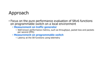Performance Evaluation of GTP-U and SRv6 Stateless Translation | PDF