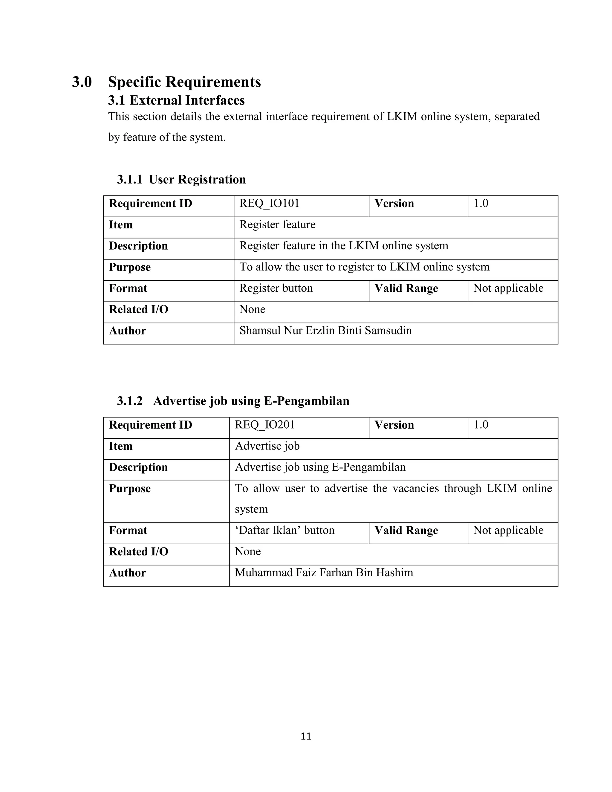 Software Requirements Specification - LKIM | PDF