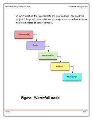 Srs for banking system | PDF