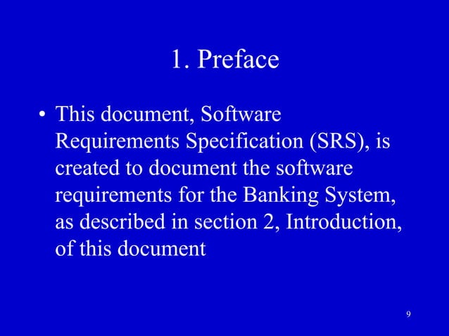 SRS for banking system requirement s.ppt
