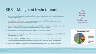 SRS for brain tumors 2018 public | PPT