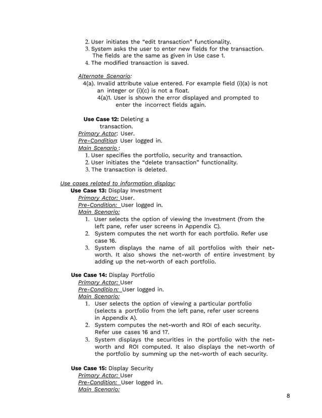 Software Requirements Specification-SRS for GIS.pdf | Stocks and Bonds | Personal Investing