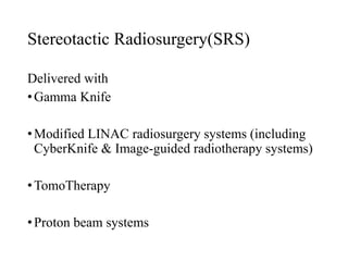 Stereotactic Radiosurgery for Malignant CNS Tumors.pptx