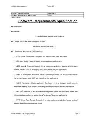 Srs format | PDF