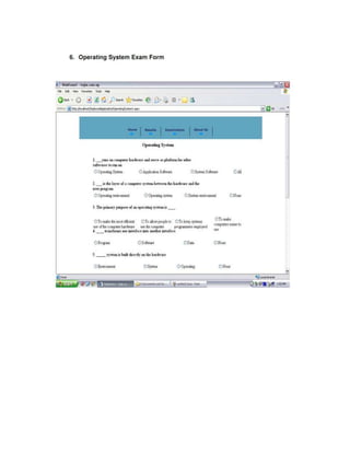 SRS for online examination system | DOCX