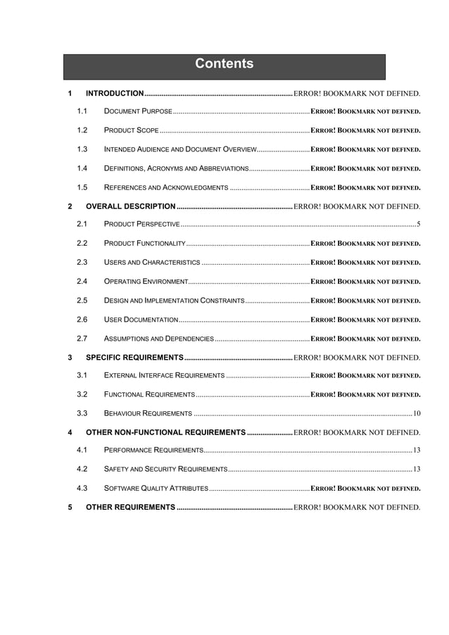 Software Requirements Specification for restaurant management system ...