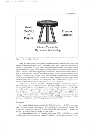 Session Rating Scale (SRS) | PDF