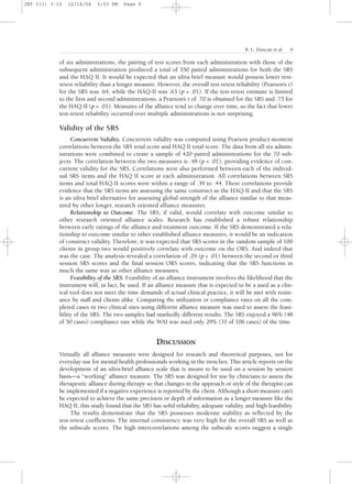Session Rating Scale (SRS) | PDF