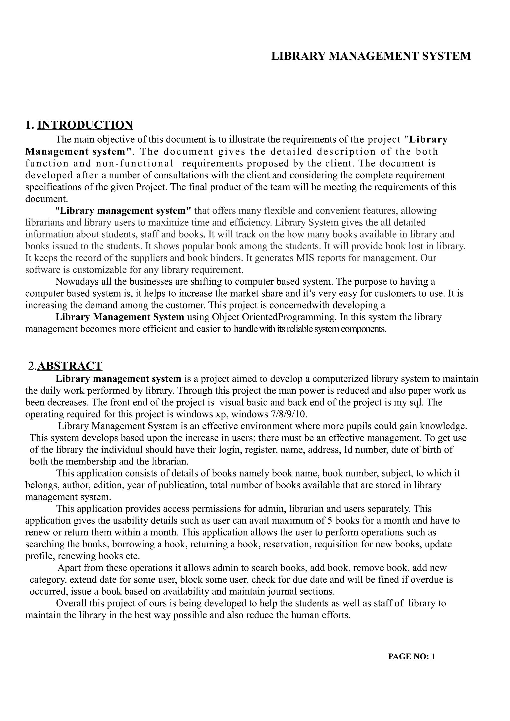 Srs library m s | PDF