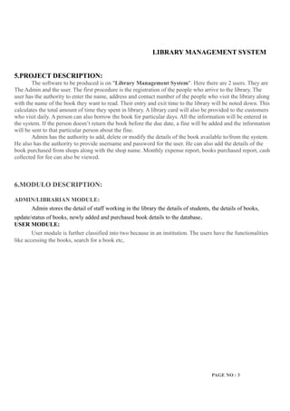 Srs library m s | PDF