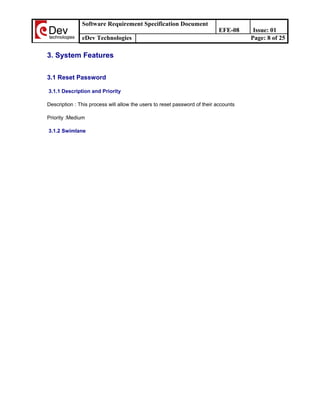 Srs master login module | DOC