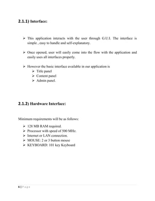 SRS FOR CHAT APPLICATION | PDF