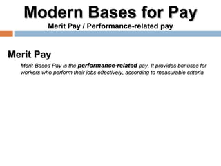 Bases For Pay | PPT