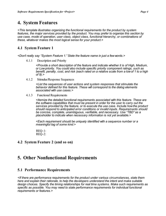 Srs template ieee | DOC