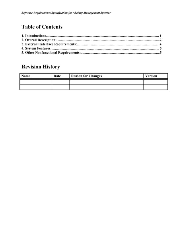 Srs Template Ieee Se 1 Doc Operating Systems Computer Software And Applications