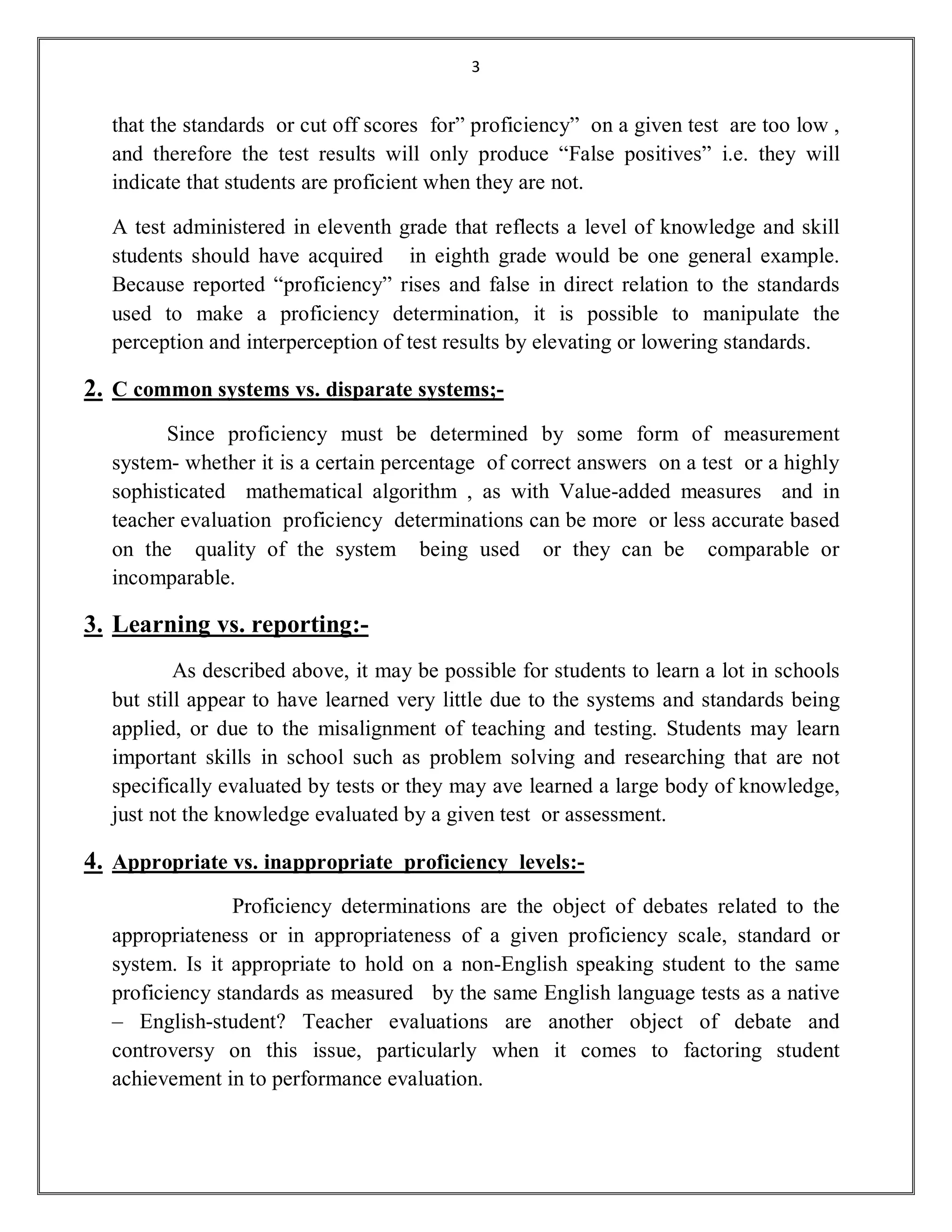 Proficient and Non proficient Learners | PDF