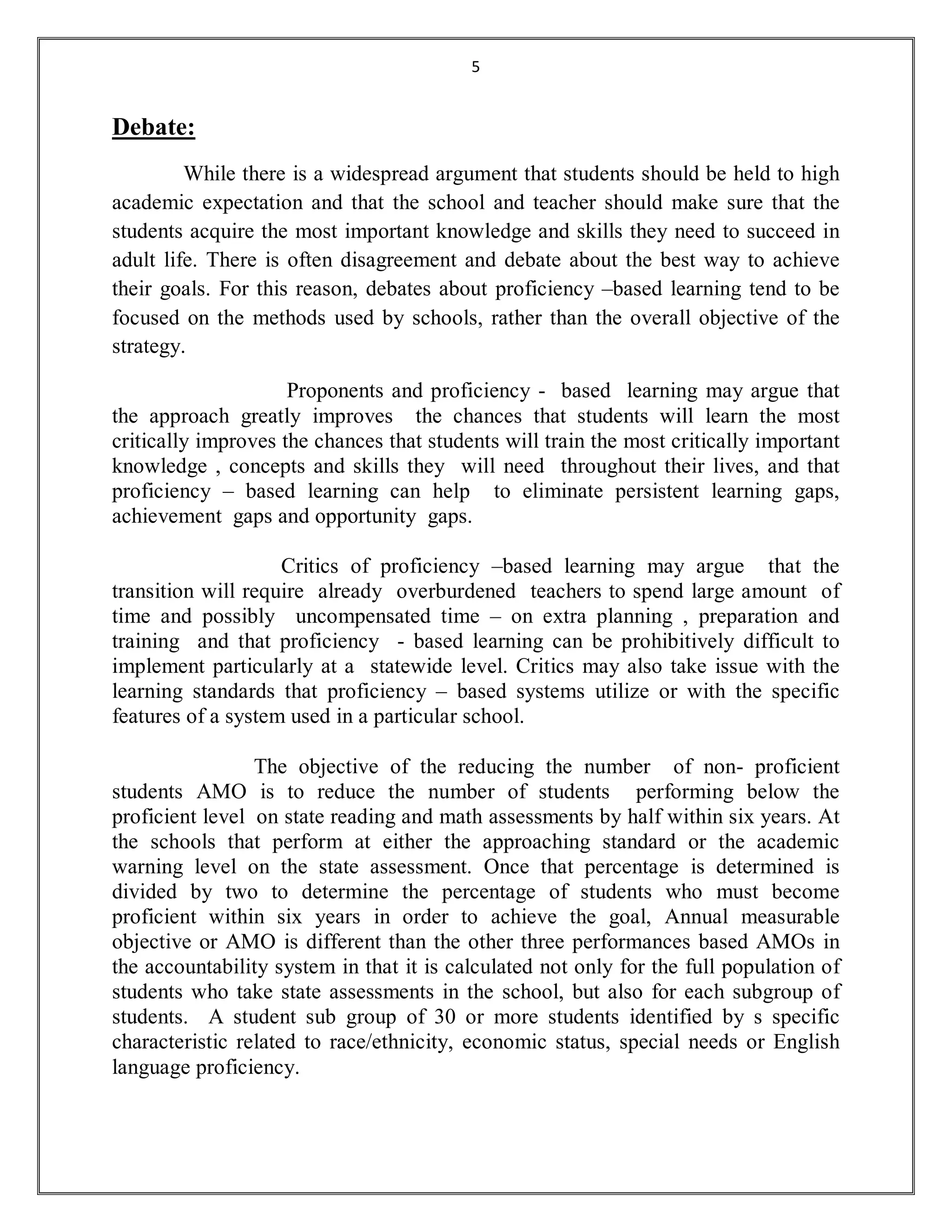 Proficient and Non proficient Learners | PDF