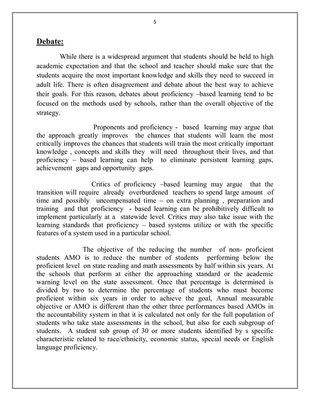 Proficient and Non proficient Learners | PDF